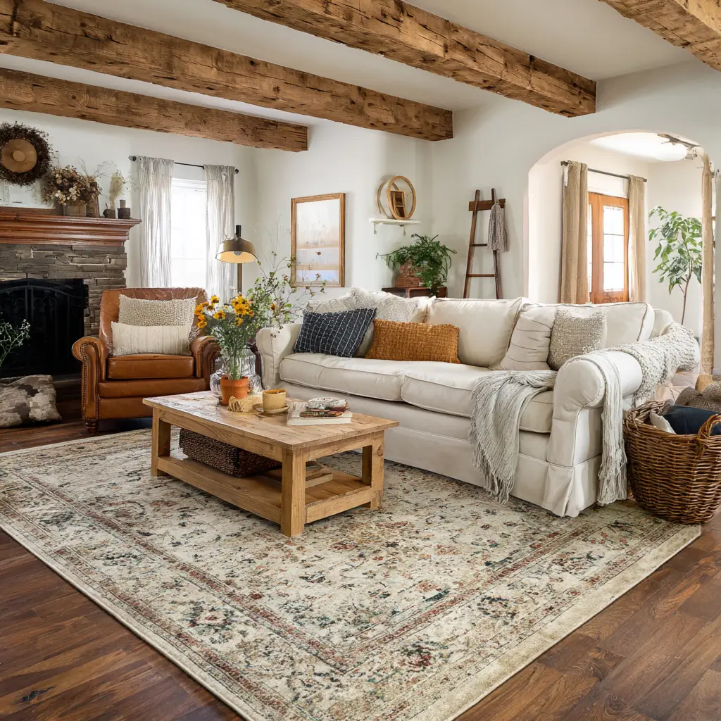 16 Country Farmhouse Decor Ideas for Your Living Room
